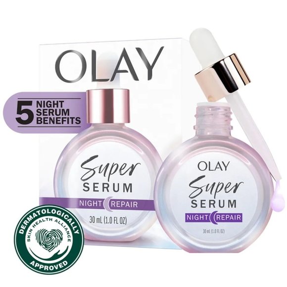 OLAY | Skincare | Olay Super Serum Night Repair Full Sized At Fl Oz | Poshmark
